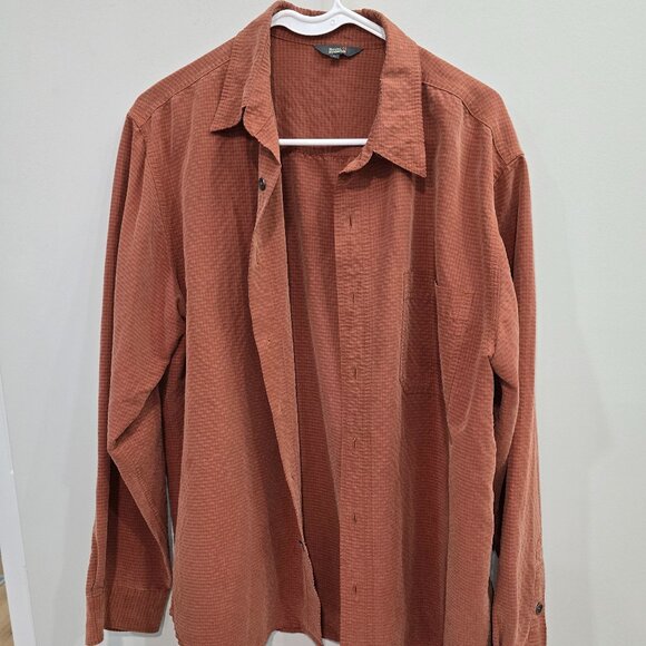 Tops | Royal Robbins Ladies Large Button Up Rust Top | Poshmark